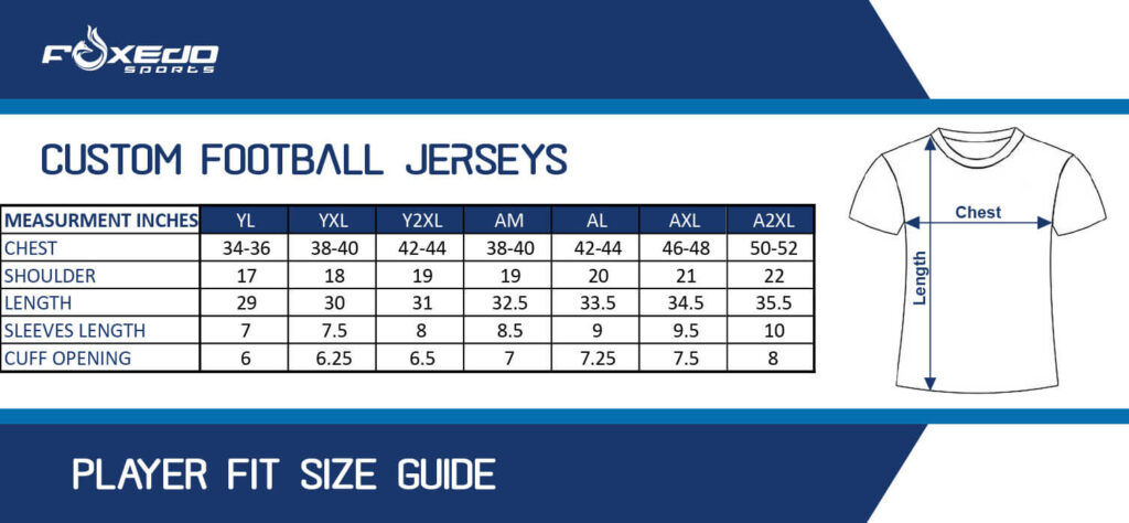 Perfect Fit Size Chart and Patterns by Foxedo Sports